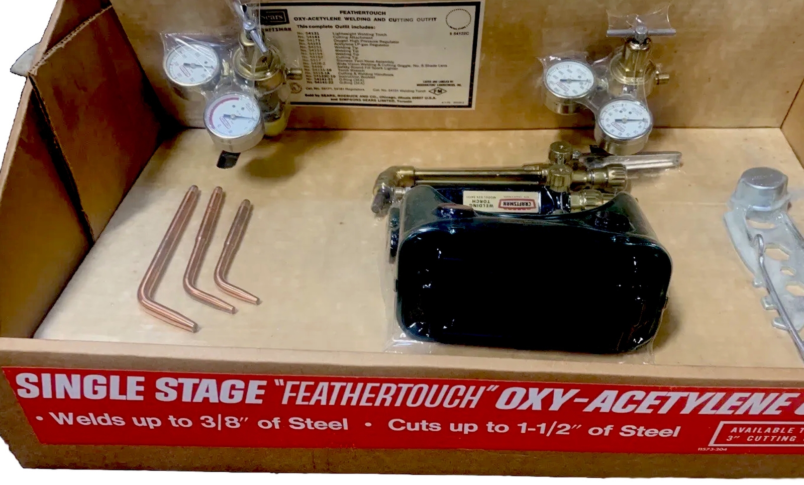 Craftsman Torch And Weld. “FEATHER TOUCH” Vintage, unopened and unused ...