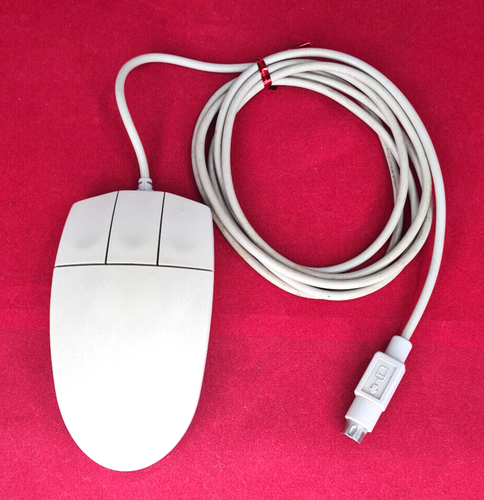 Original Acorn/Logitech 3 button Mouse Tested Working PS/2 for A7000 ...
