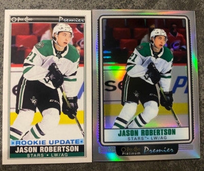 jason robertson rookie update 21-22 o-pee-chee platinum premier tall ...
