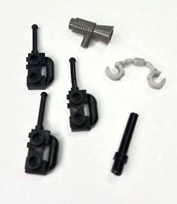 Lego Minifigure Accessories Lot Radios- Handcuffs - Baton - Megaphone ...