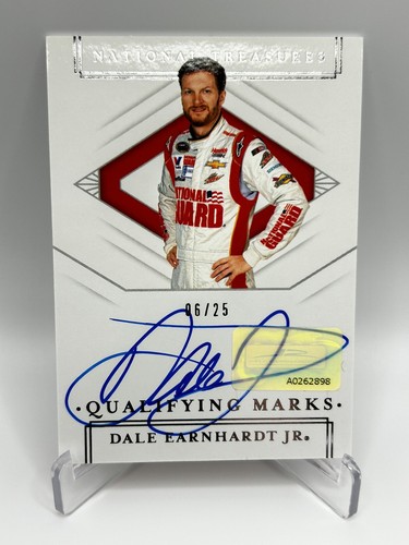 2021 DALE EARNHARDT JR Panini National Treasures Auto Autograph # 6/25 ...