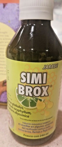 Simi Brox Natural Cough Syrup/ Jarabe Natural Para La Tos -Remedio ...