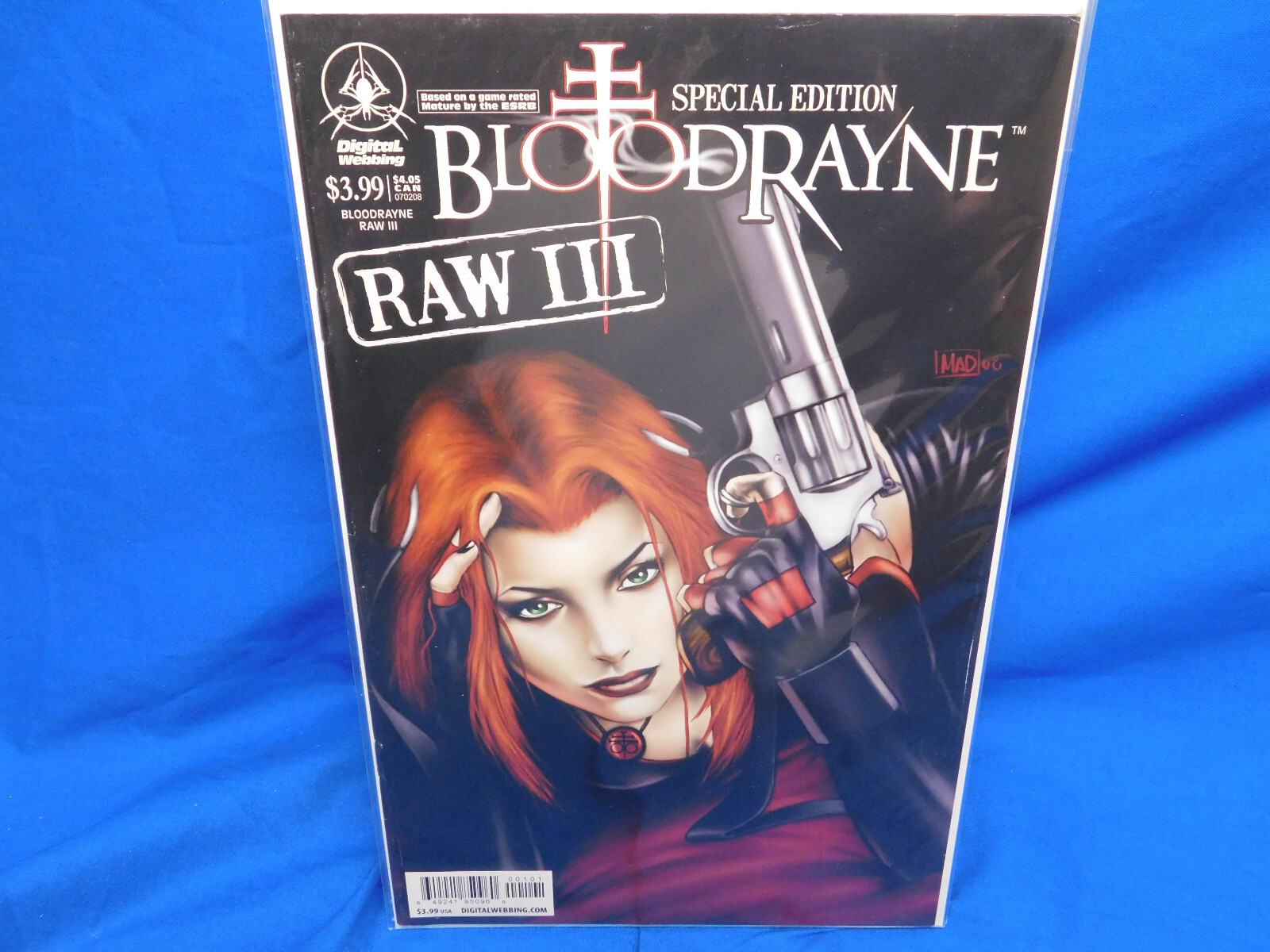 Bloodrayne Raw III #3 Comic Digital Webbing Special Edition Video Game ...