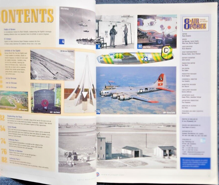 FlyPast 60th Anniversary Magazine: 8th Air Force Fields of Glory B-24 ...