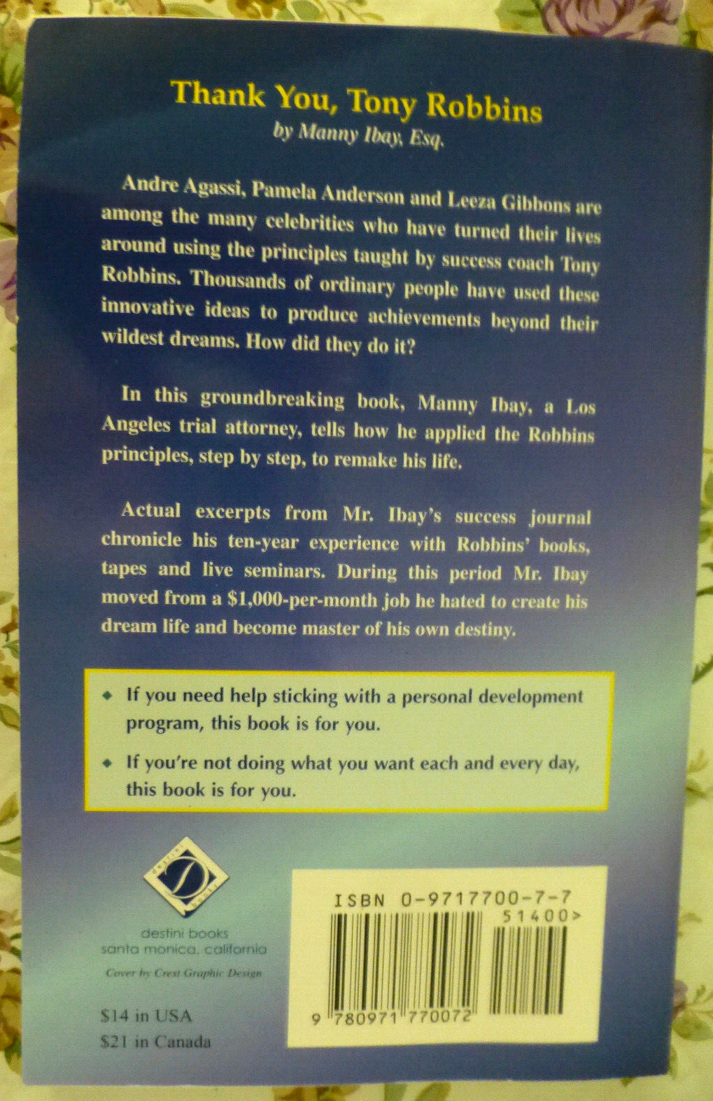 Thank You, Tony Robbins : How Tony's Success Programs Helped Me Design ...