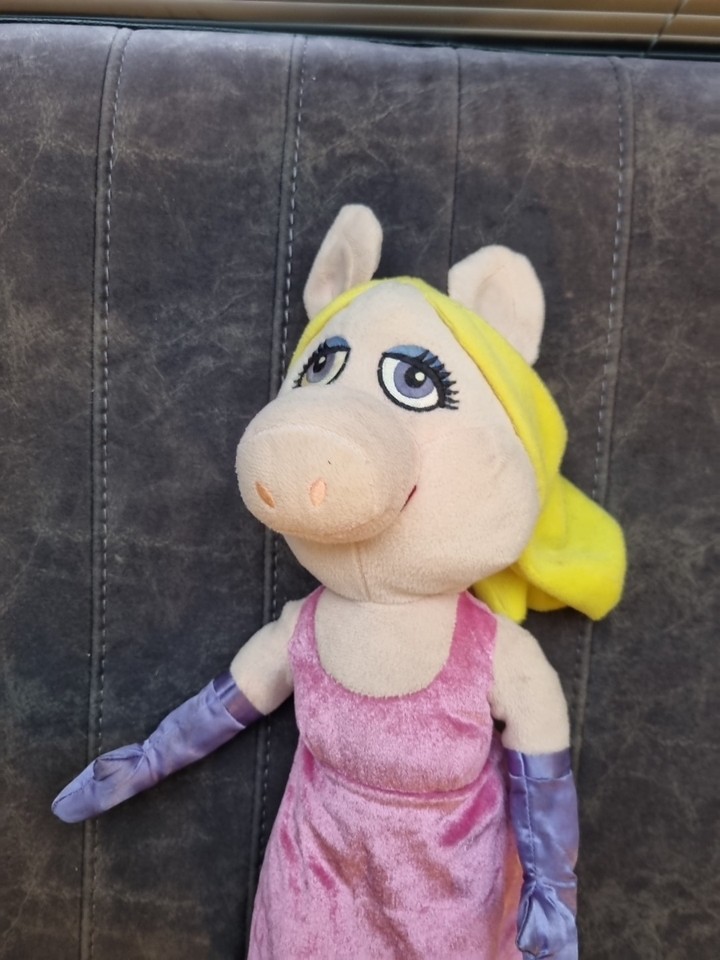 Original Disney The Muppets plush Miss Piggy soft toy, 18" collectible ...