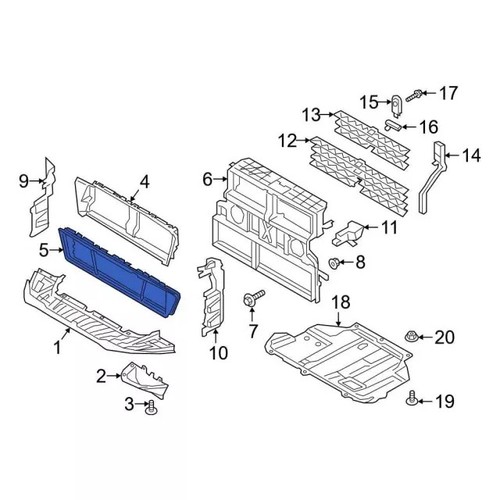 Genuine Ford Air Baffle KT1Z-8327-A | eBay