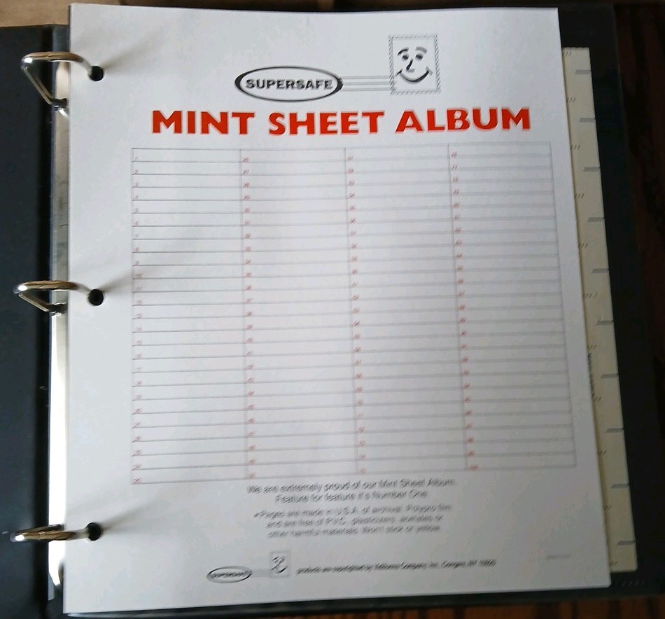 Supersede Mint Sheets 28 Pages with Stamps. 36 Pages Empty. Mint ...