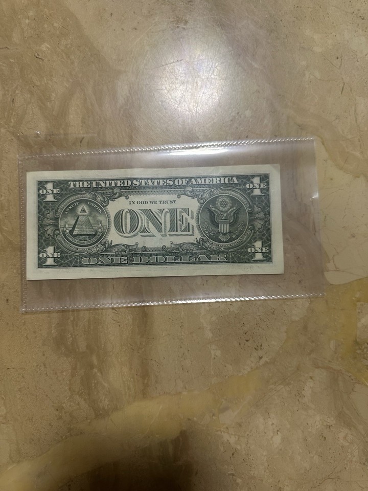 Unique Serial Number Fancy Dollar Bill F 00007766 E 2017 Series | eBay