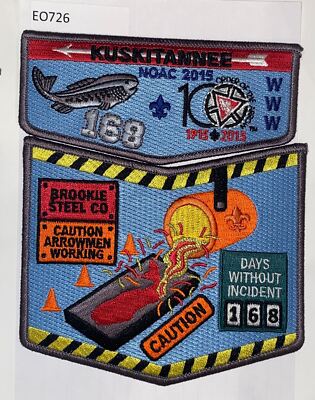 Boy Scout OA Flap Set Kuskitannee 168 2015 NOAC | eBay