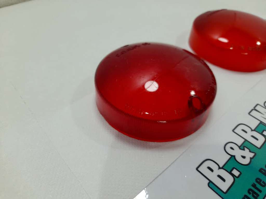 Pair Plastic Glass Indicators for Motorcycle Mopeds Period Catalux Ce ...