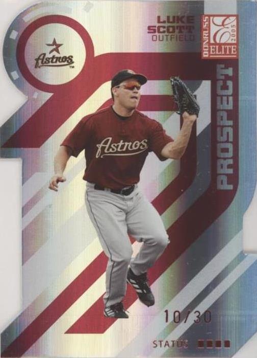 2005 Donruss Elite - Prospect Luke Scott #194 Status /30 (AU, RC) for ...