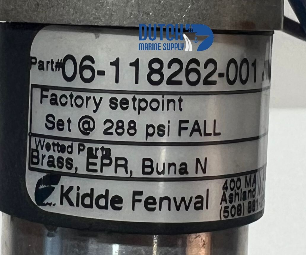 Kidde Fenwal﻿ 06-118262-001 Pressure Switch | eBay
