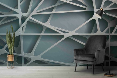 3D Solid Geometric Wallpaper Wall Mural Removable Self-adhesive 27 ...