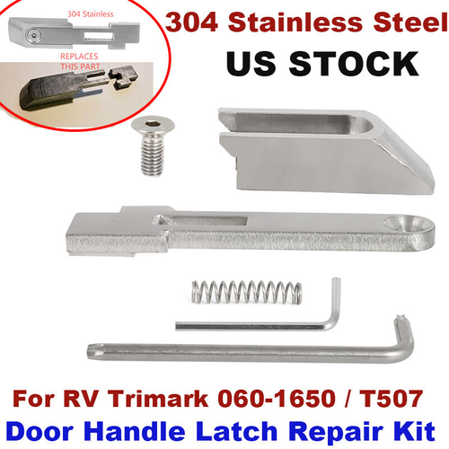 Door Handle Latch Repair Kit For RV Trimark 060-1650 / T507 304 ...