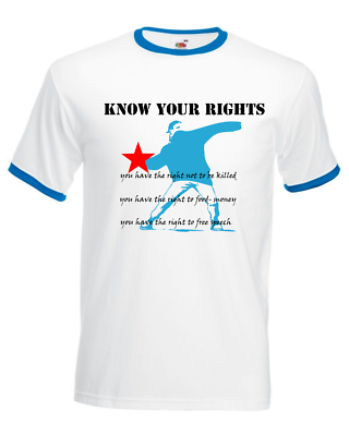 the clash t shirt, Know your rights, Joe strummer, retro punk,cotton ...