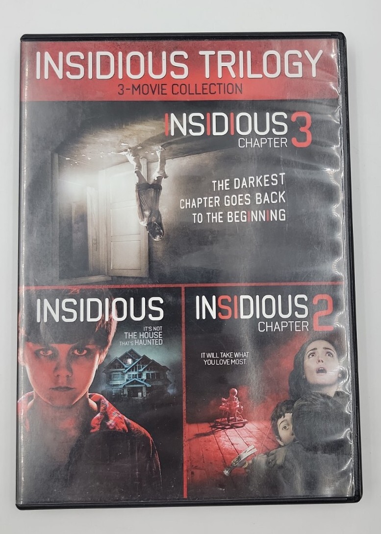 Insidious Trilogy (DVD, 2015, 2-Disc Set) Insidious, Insidious Chapter ...
