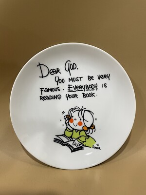 Vintage “Dear God”Enesco Decorative Kids Plate 6 1/2” | eBay