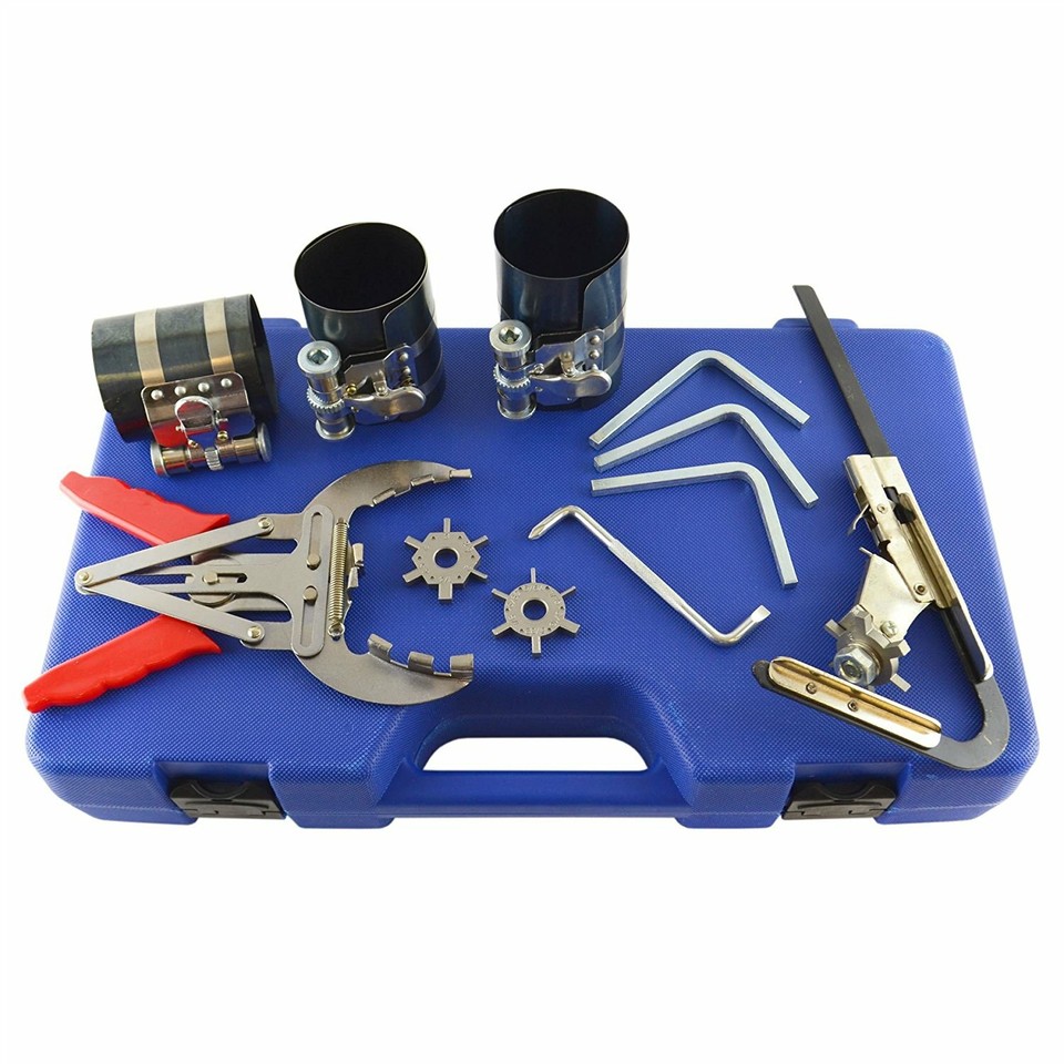 Piston Ring Compressor Remover Installer Cleaner Cleaning Service 9pc ...