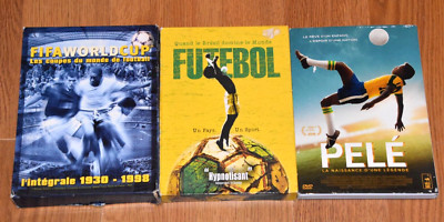 RARE LOT 9 DVD FOOTBALL FIFA WORLD CUP 1930 - 1998 + COFFRET FUTEBOL ...