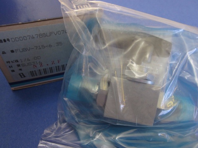 Fujikin SS Ball Valve 1/4" UJR FUBV-715-6.35 for sale online | eBay
