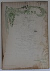 GEORGES REDON COLOR LITHOGRAPHS ON MENUS, 1918 | eBay
