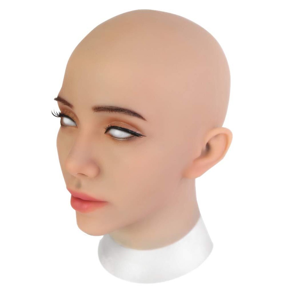 Kathy Female Fake Masks Silicone Face Mask Realistic Headwear for ...
