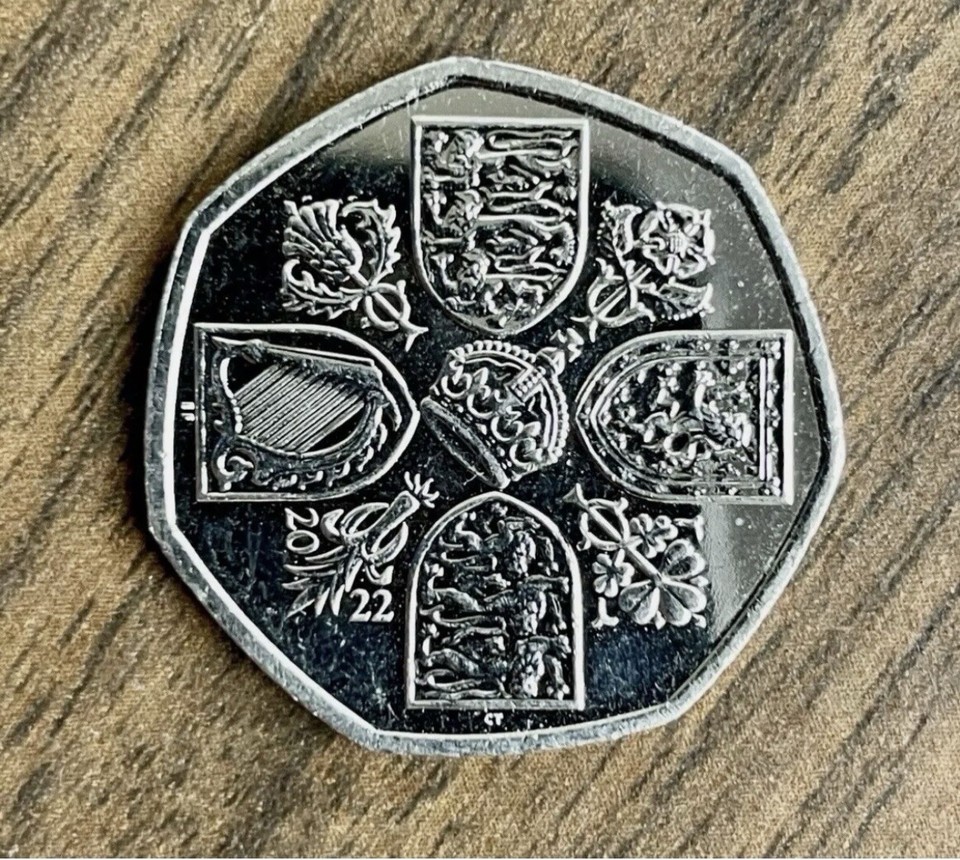 EXTREMELY RARE, King Charles III 50p 2022 King Charles III 50 pence ...