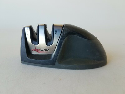 Edge Ware Edge Grip 2 Stage Knife Sharpener Black | eBay