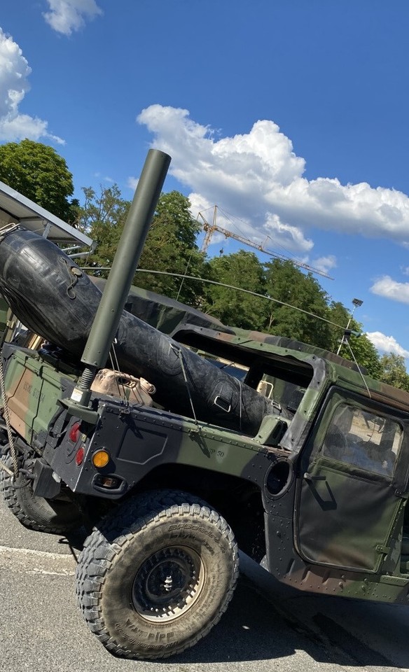 US Army Hmmwv Humvee Antennenwinkel Heavy Duty Antenna Base Mount ...