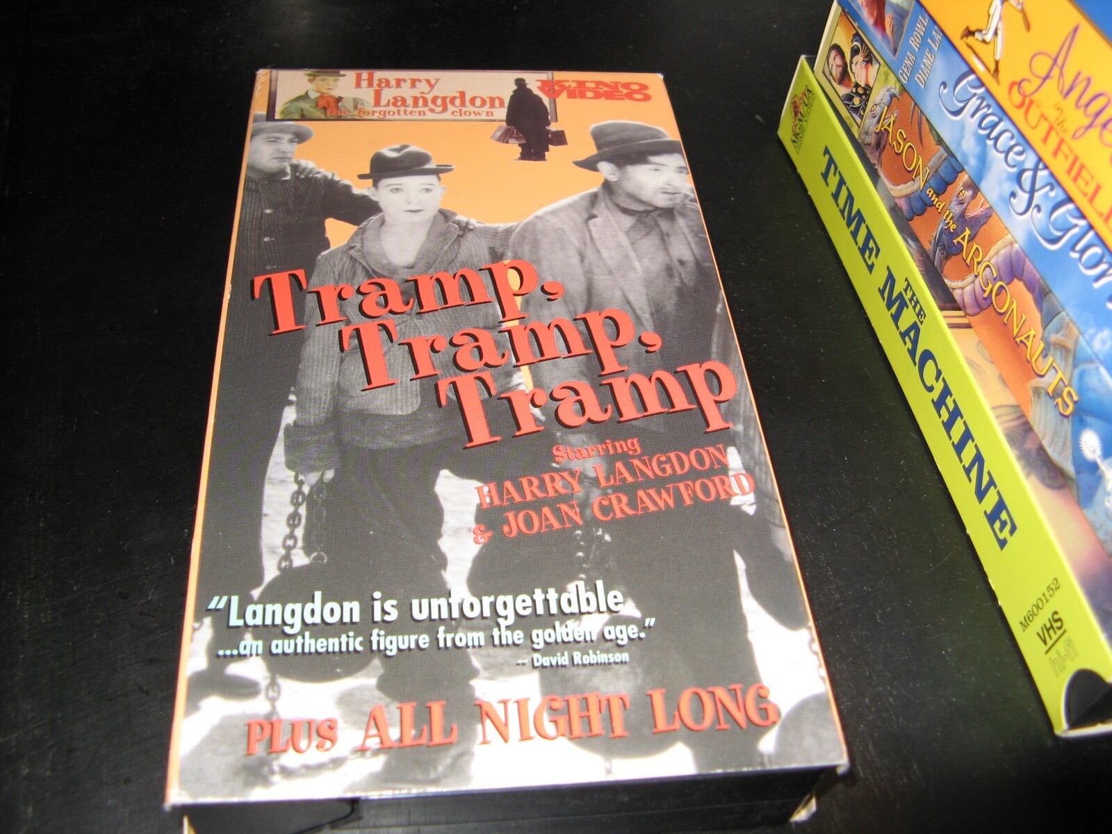 VHS-Tramp, Tramp, Tramp/All Night Long-Harry Langdon-Joan Crawford ...