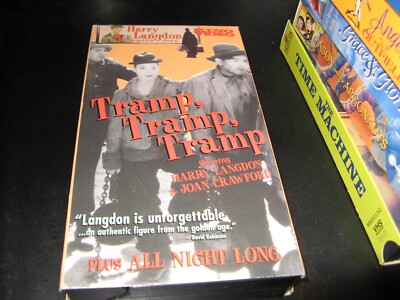 VHS-Tramp, Tramp, Tramp/All Night Long-Harry Langdon-Joan Crawford ...