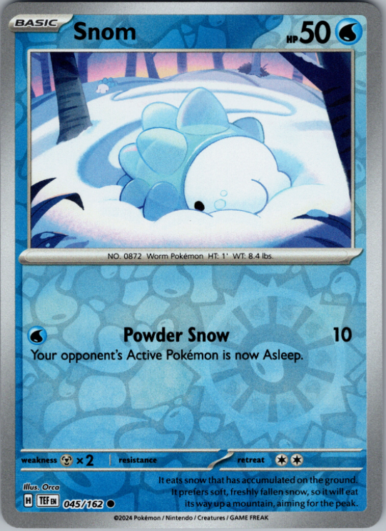 Pokemon - Snom - 045/162 - Reverse Holo - Temporal Forces - NM/M | eBay