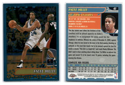 2001-02 Topps Chrome #48 Andre Miller - Cleveland Cavaliers | eBay