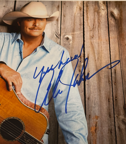 ALAN JACKSON SIGNED AUTOGRAPHED 8X10 PHOTOGRAPH AUTO PHOTO INSCRIBED ...