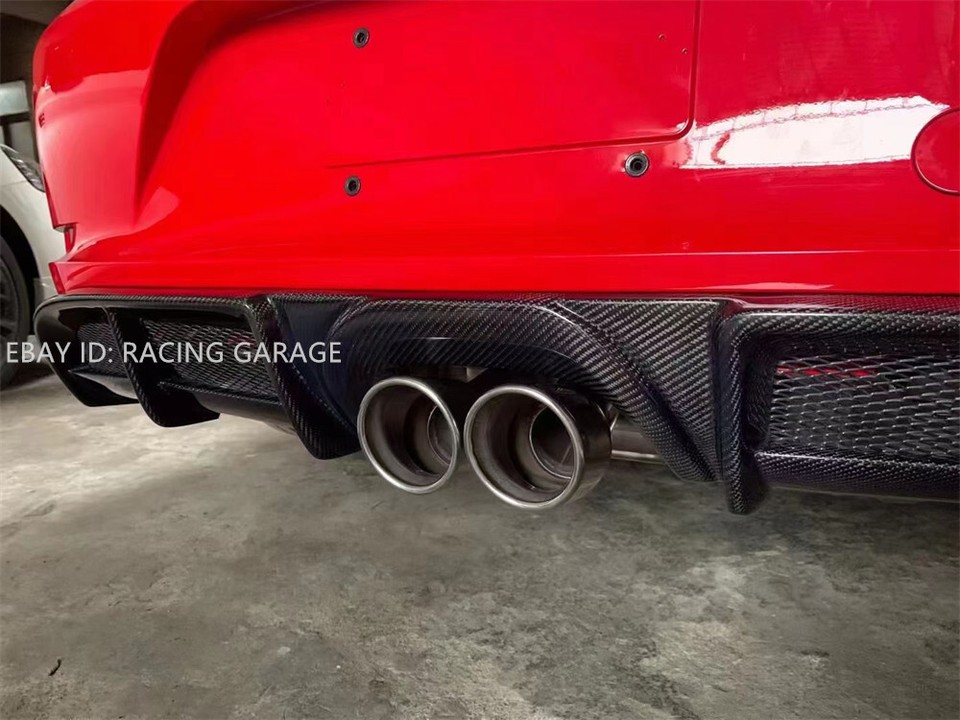 Rear Diffuser GT4RS Wing Fit Porsche 718 981 2020+ Speical Offer Carbon ...
