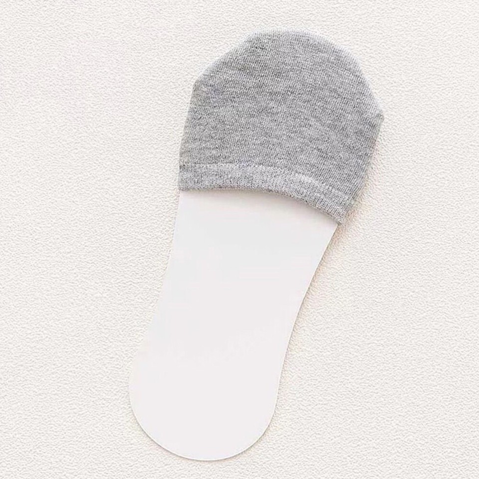 10 Pairs Mule Clog Socks Women Pure Cotton Sweat-absorbing Boat Man Toe ...