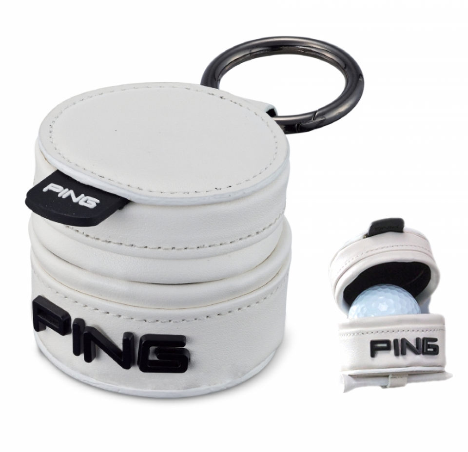 PING 2024 Premium MQ Golf Ball Pouch Case Accessory Carry Bag-Authentic ...