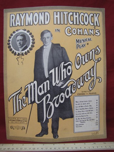 Antique Vintage Sheet Music The Man Who Owns Broadway #88 | eBay
