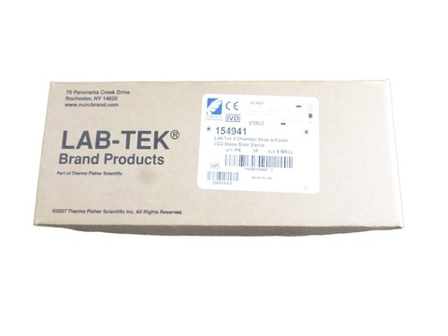 FISHER SCIENTIFIC Nunc Lab-Tek II CC2 8-Well Chamber Slide System ...