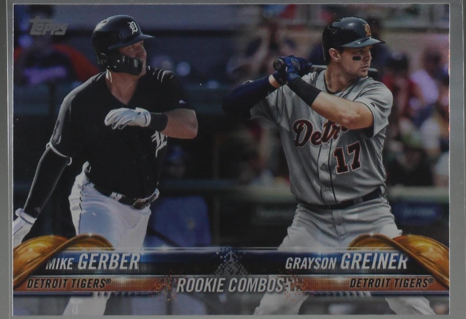 2018 Topps Update Series - Rookie Combos Grayson Greiner, Mike Gerber # ...