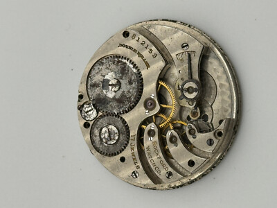 Rockford Watch Co 17 Jewels 40mm Pocket Watch Movement | eBay Australia