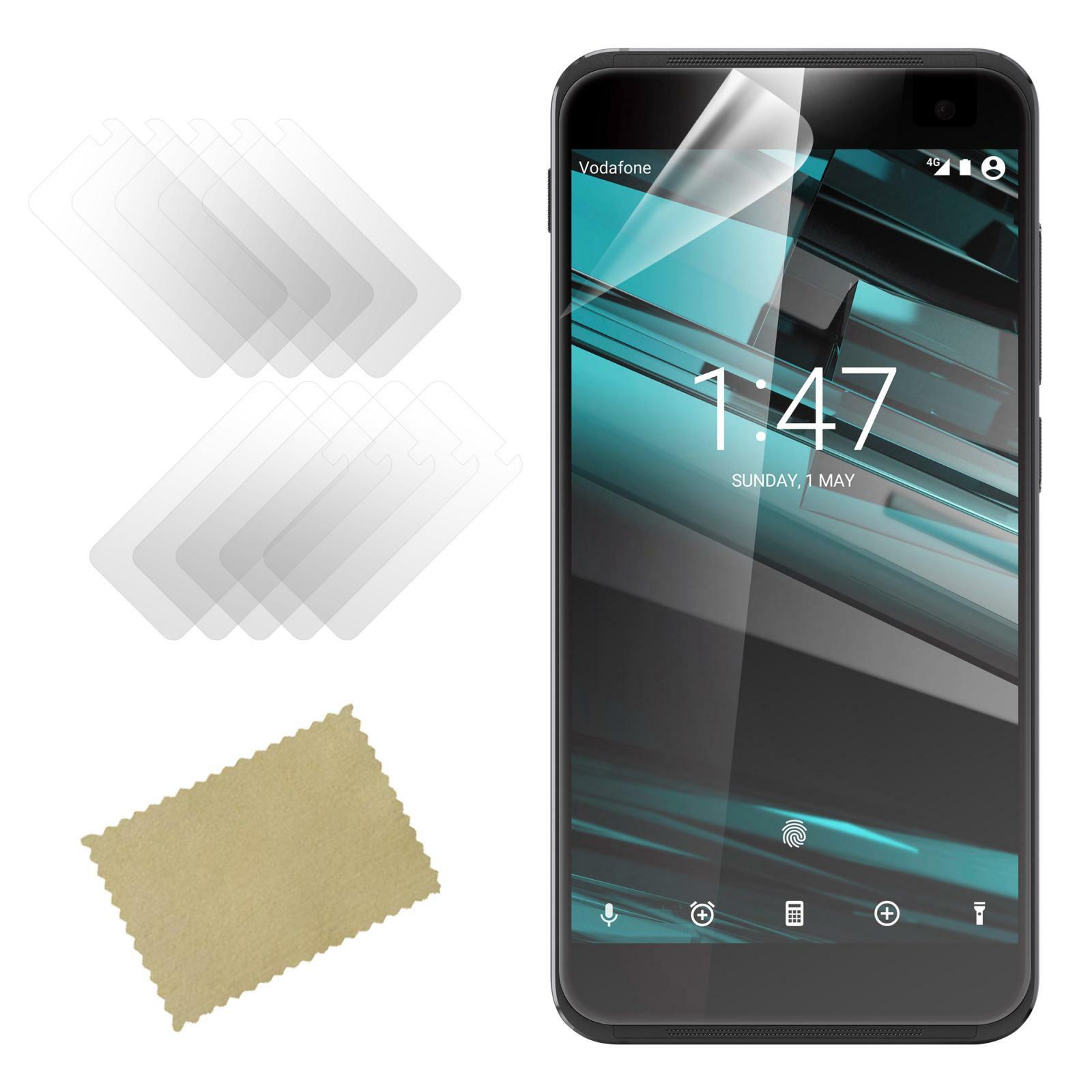 New Pack Of 3 Genuine Clear Phone Screen Protector For Vodafone Smart ...