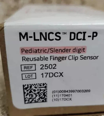 Masimo 2502 M-LNCS DCI-P 3 ft Pediatric Reusable Finger Sensor | eBay