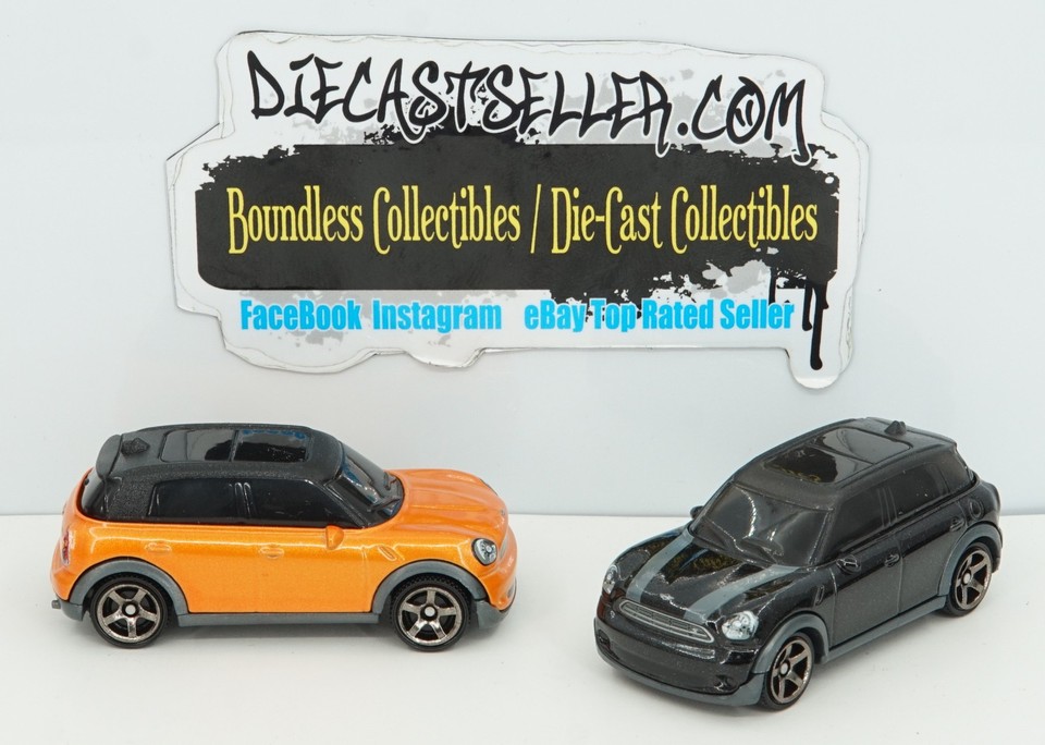 MATCHBOX LOT 2011 MINI COUNTRYMAN ORANGE 2021 MBX OFF-ROAD BLACK 2023 ...