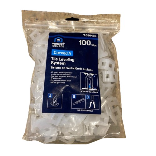 Project Source Flat A Floor Tile Leveling System Clips Part A 100-Pack ...