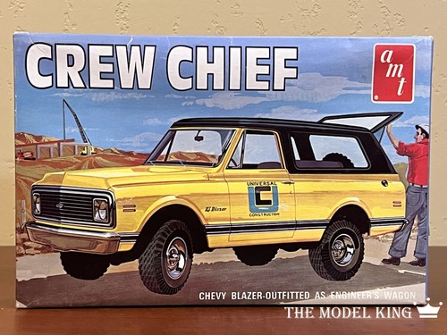 Vintage AMT Crew Chief 1971-1972 Chevy Blazer K5 4x4 Model Kit T340 1/ ...