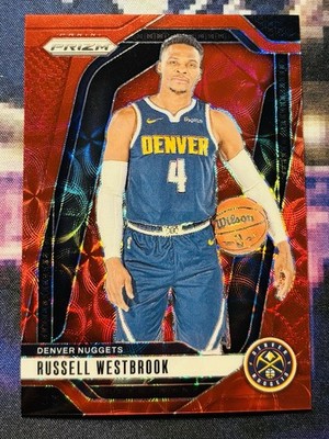 2024-25 Prizm #157 Russell Westbrook Prizms Choice Red /88 Nuggets ...