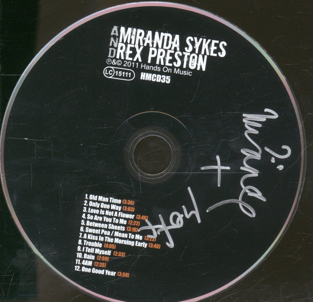Miranda Sykes and Rex Preston Miranda Sykes & Rex Preston CD UK Hands ...
