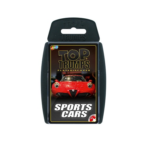 Top Trumps Sports Cars Interactive Adult Playing Card Deck Game ...